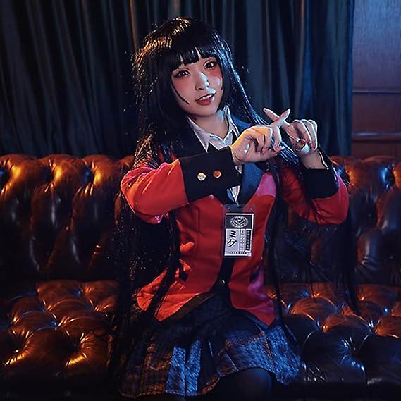 Kakegurui Cosplay Uniform Runa Yomozuki Cosplay With Necklace Yumeko ...