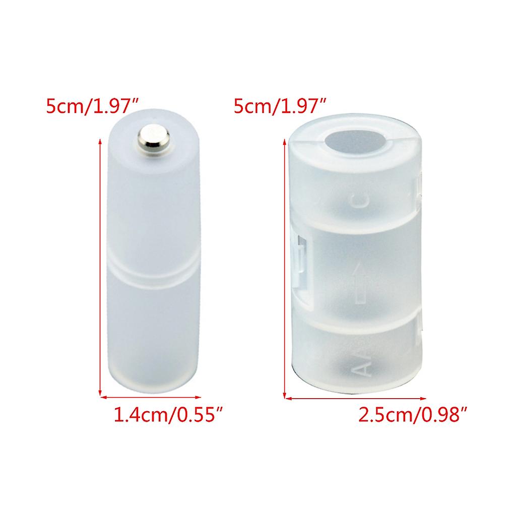 Strength AAA to AA Battery Converter Box Strong Holder Small Adapter ...