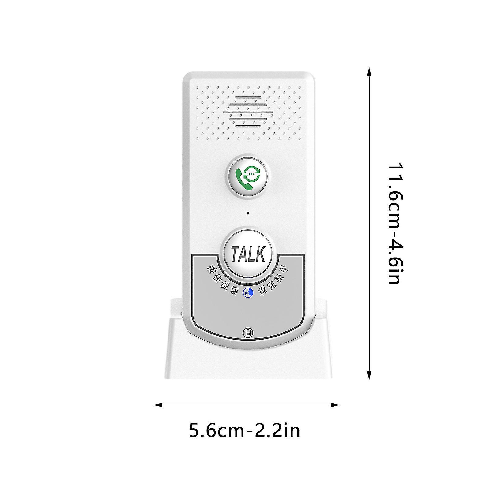 Voice Intercom Doorbell Wireless Doorbell 1-8 Floors Two-way Intercom ...