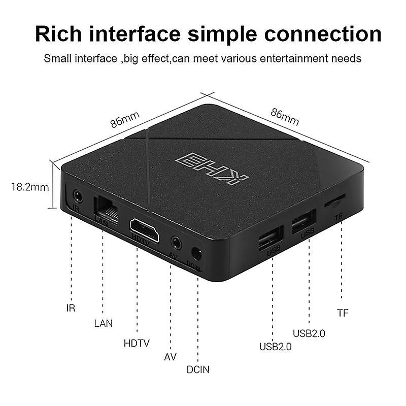 Android 10.0 kh3 tv box 2gb 16gb allwinner h313 quad core 2.4g wifi ...
