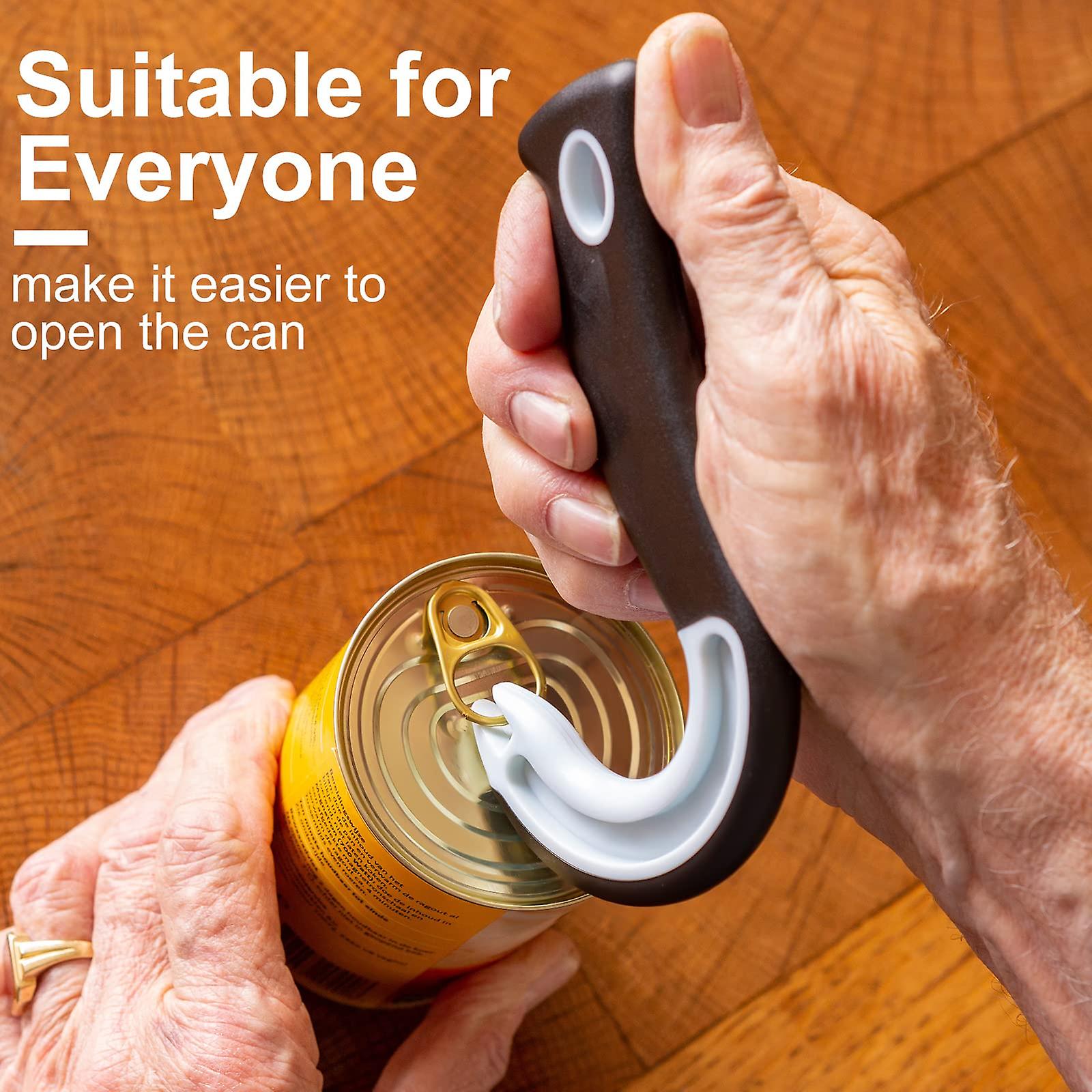 2 Pieces Easy Open Ring Can Opener Easy Pull Can Opener Manual Ring ...