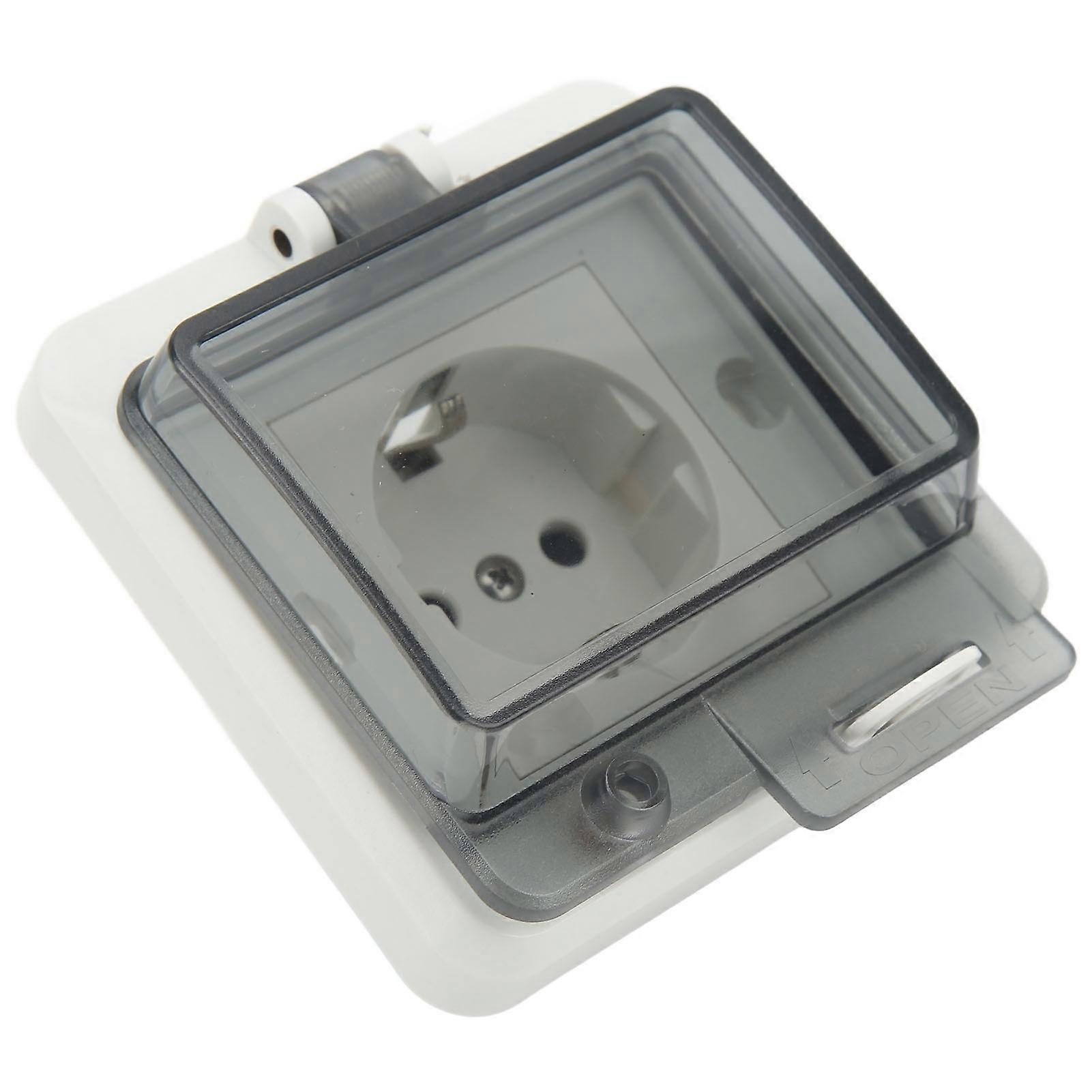 EU Standard IP66 Waterproof Wall Outlet Wall Mounted Concealed Plug ...