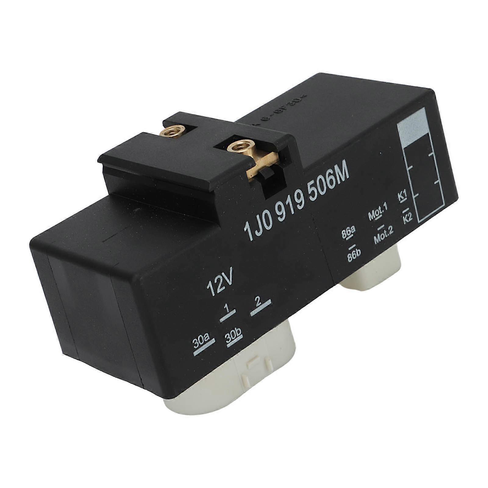 Radiator Fan Control Relay 1J0919506M 12V Regulator Cooing Coolant Fan ...