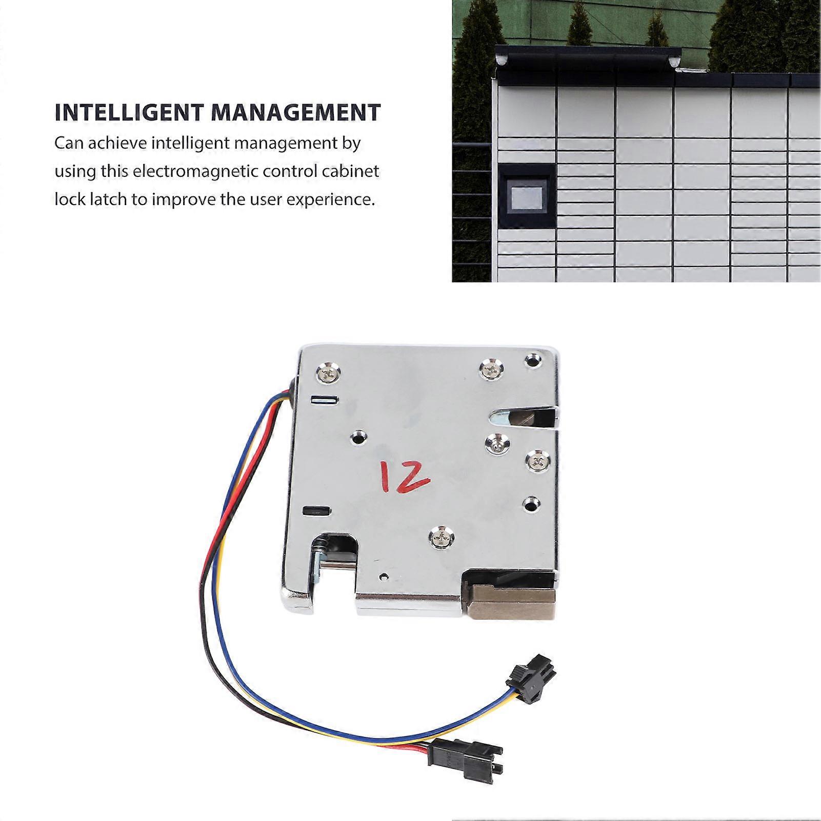 Electric Latch Lock Electromagnetic Control Cabinet Door Locker ...