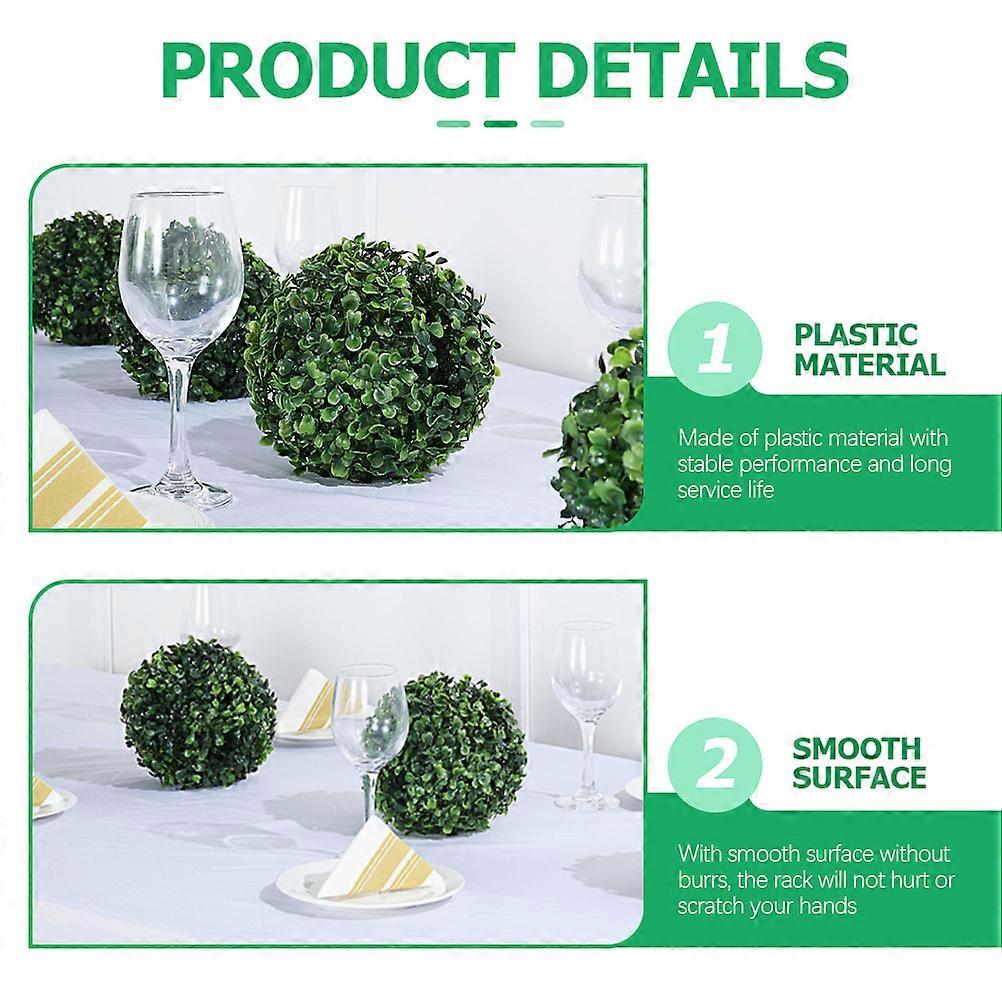 4pcs Boxwood Topiary Ball Frame Topiary Plants Round Frame Flower ...