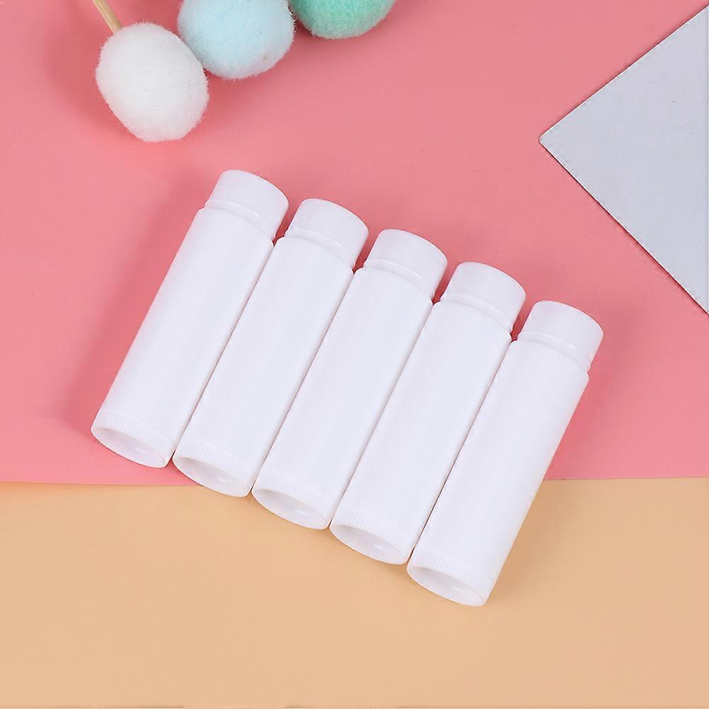 50Pcs 5g DIY Empty Lip Balm Tubes Lip Pomade Storage Container Plastic ...