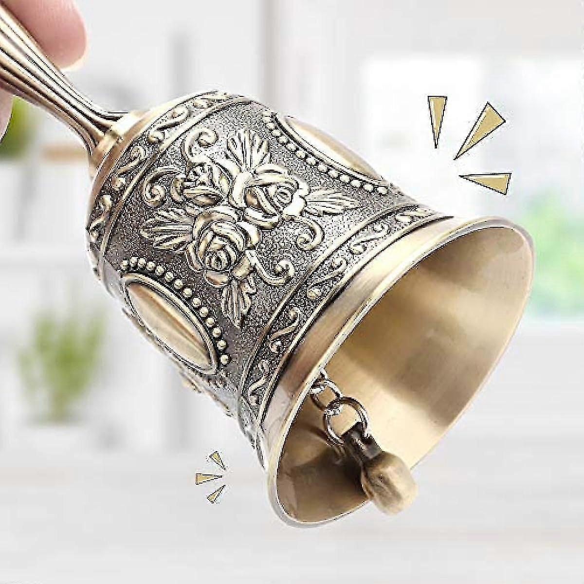 Hand Bell Call Loud Wedding Bells Zinc Alloy Multi-purpose Hand Bell ...