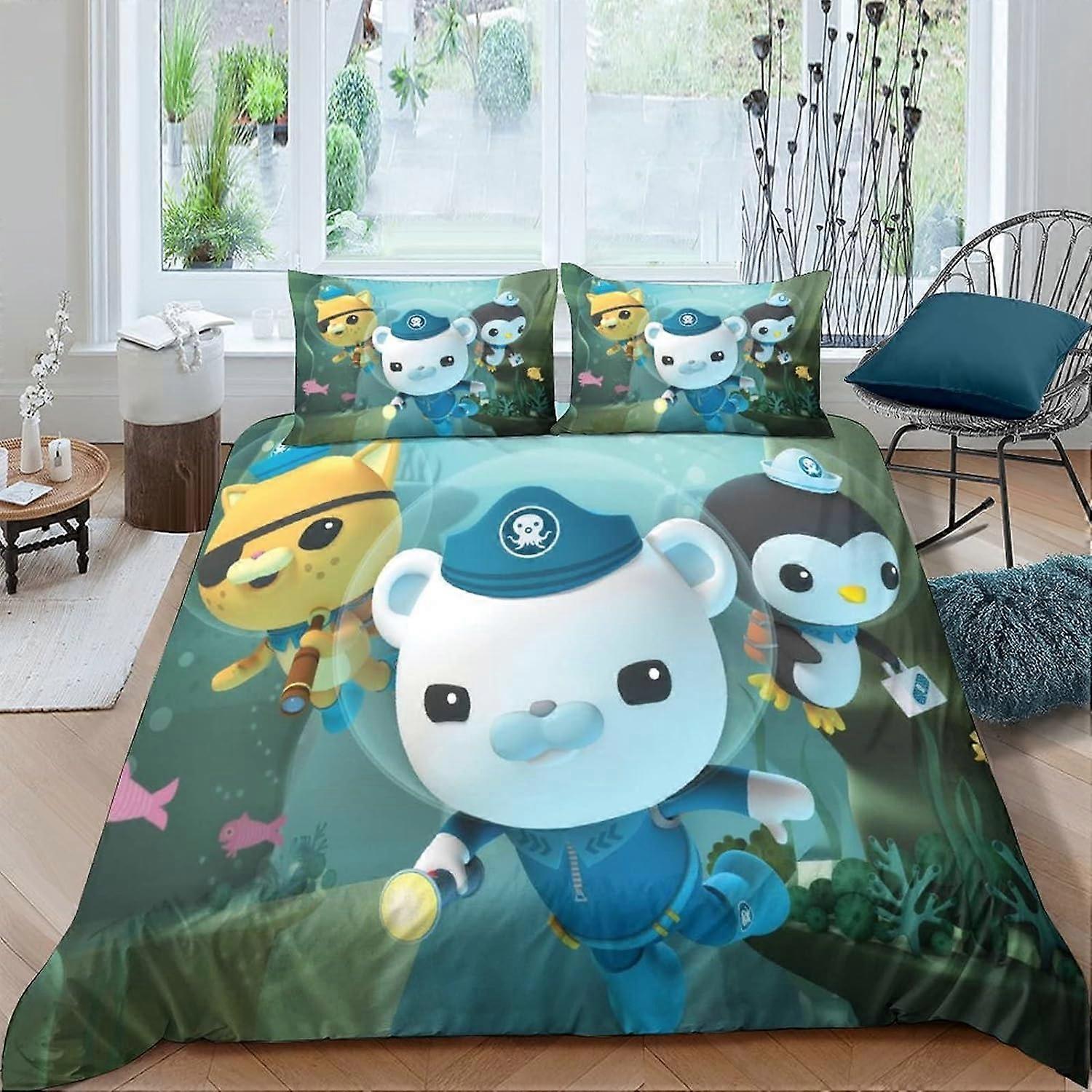 The Octonauts Duvet Cover Set Cartoon 3D Digital Printing Boy and Girl ...