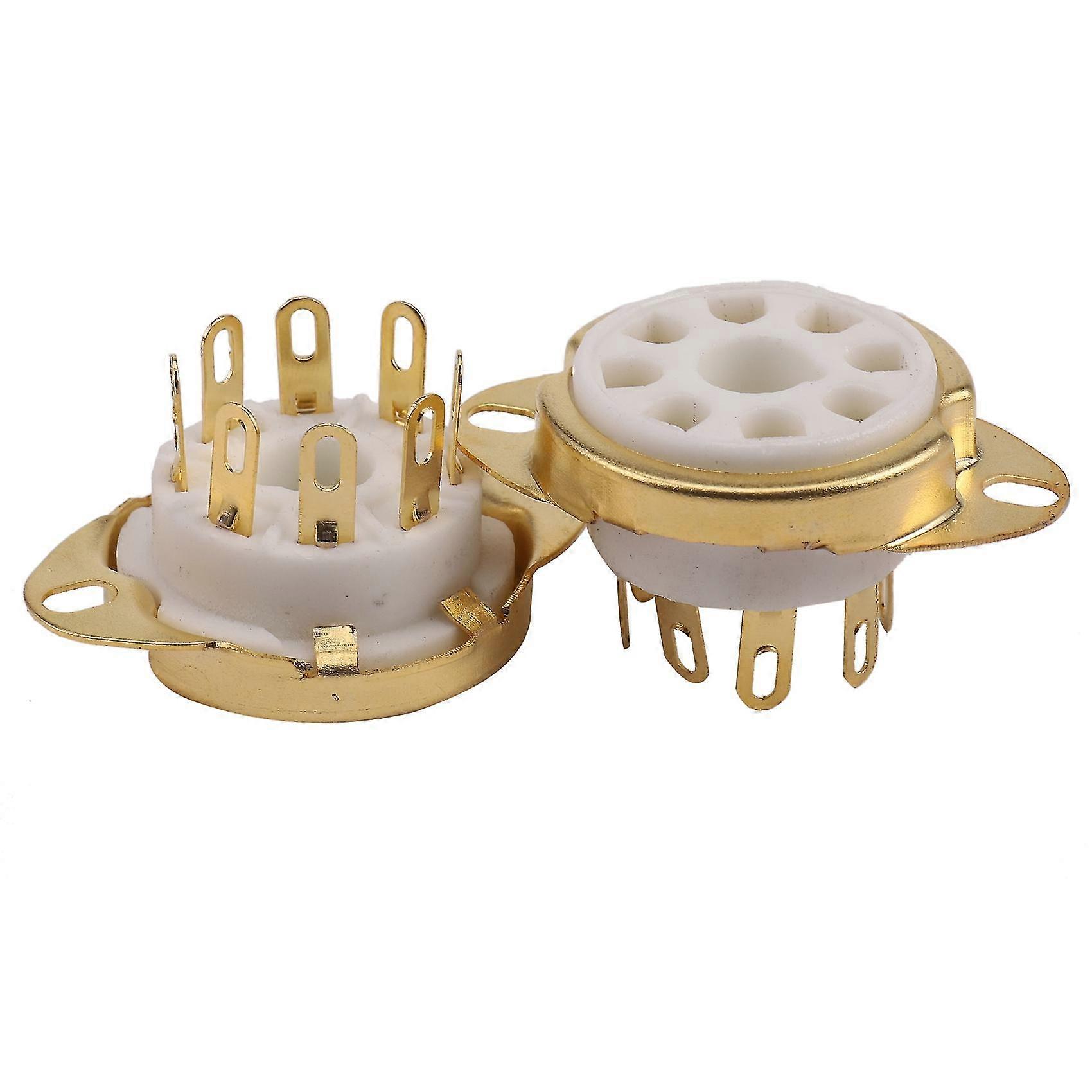 4pc 8 Pin Ceramic Socket Tube Top Vacuum Octal Value For Kt88 El34 6v6 ...