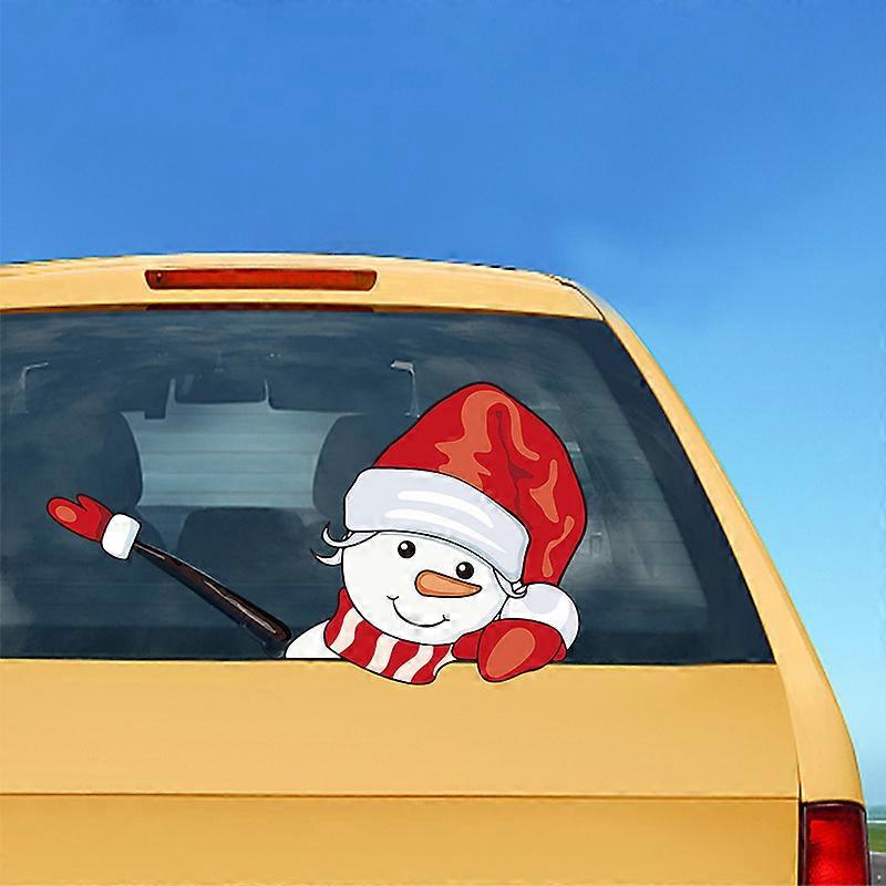 Waving Tags Decal Wiper Sticker Auto Car Window Door Christmas Decor ...
