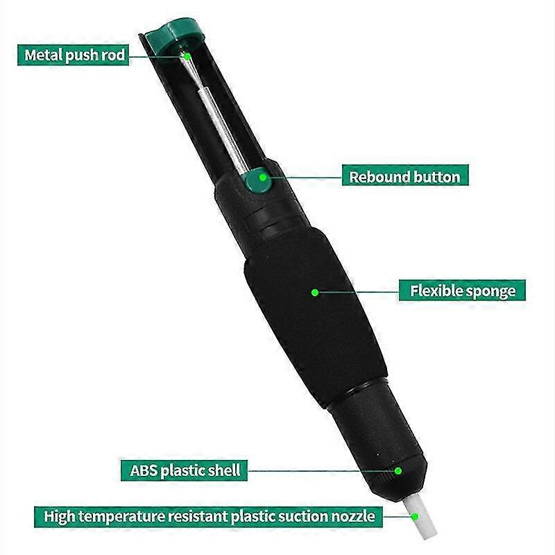 Powerful Desoldering Pump Suction Tin Vacuum Soldering Iron Desolder ...
