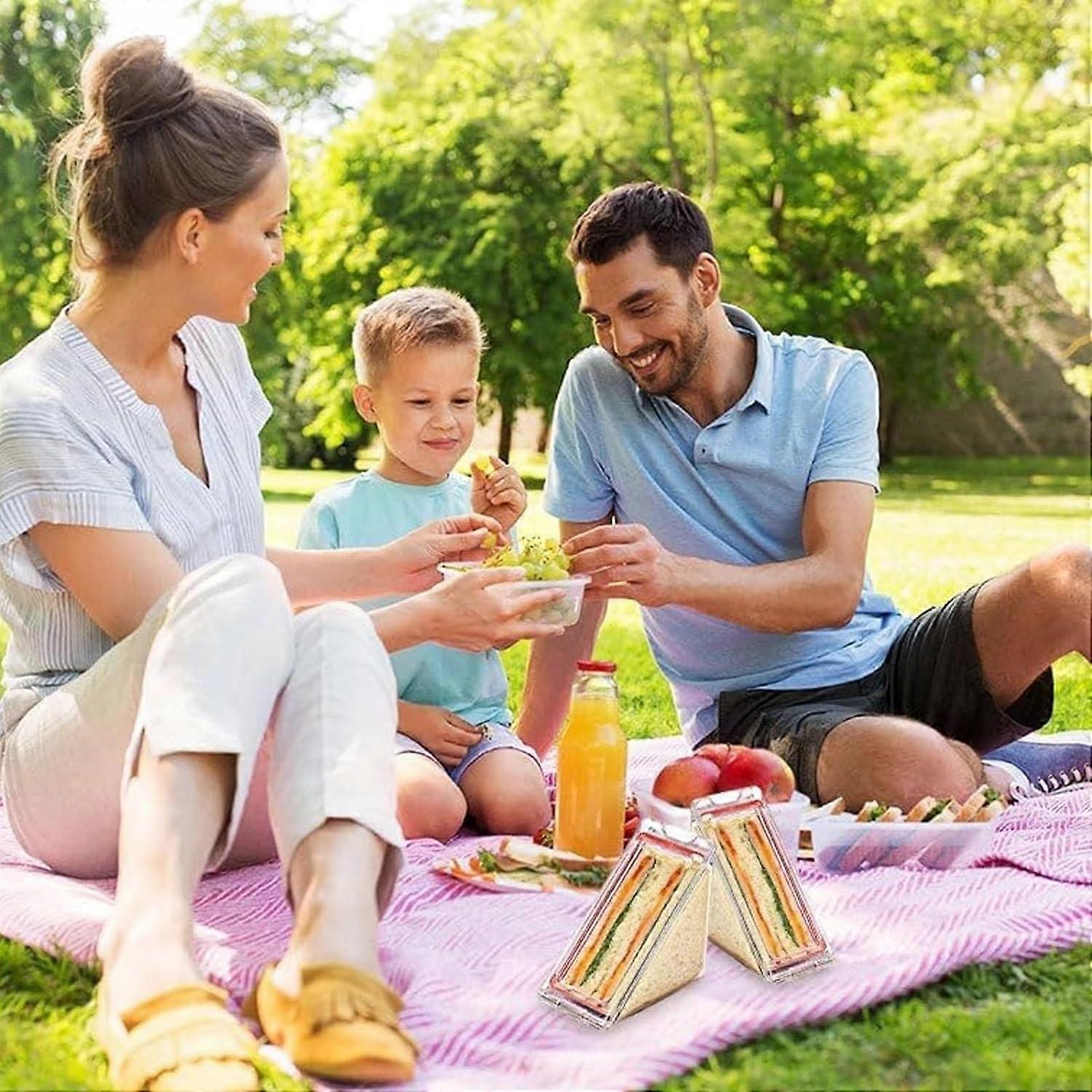 Triangle sandwich containers, reusable PVC clear sandwich boxes ...