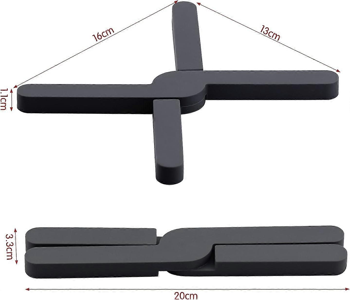 Gray and Blue-3Pcs Trivet Expandable Trivet Folding Non-Slip Multi-Use ...