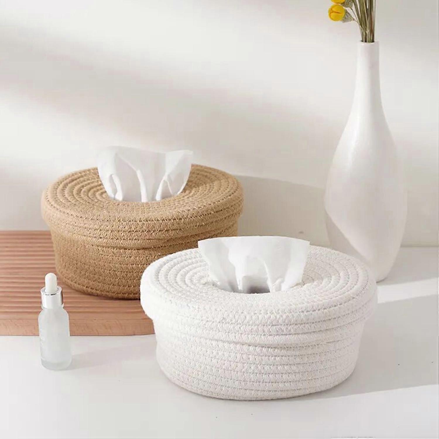 Handmade Tissue Storage Box Paper Storage Container Large Capacity ...