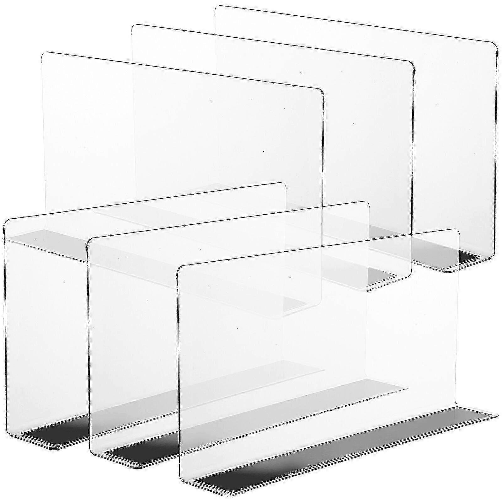 6 Pcs Shelf Dividers Transparent Shelf Divider Store Goods Divider ...