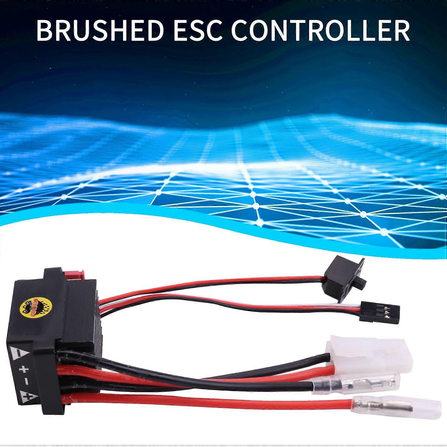 Rc ESC 320A 6-12V Brushed ESC Speed Controller with 2A BEC for RC Boat ...
