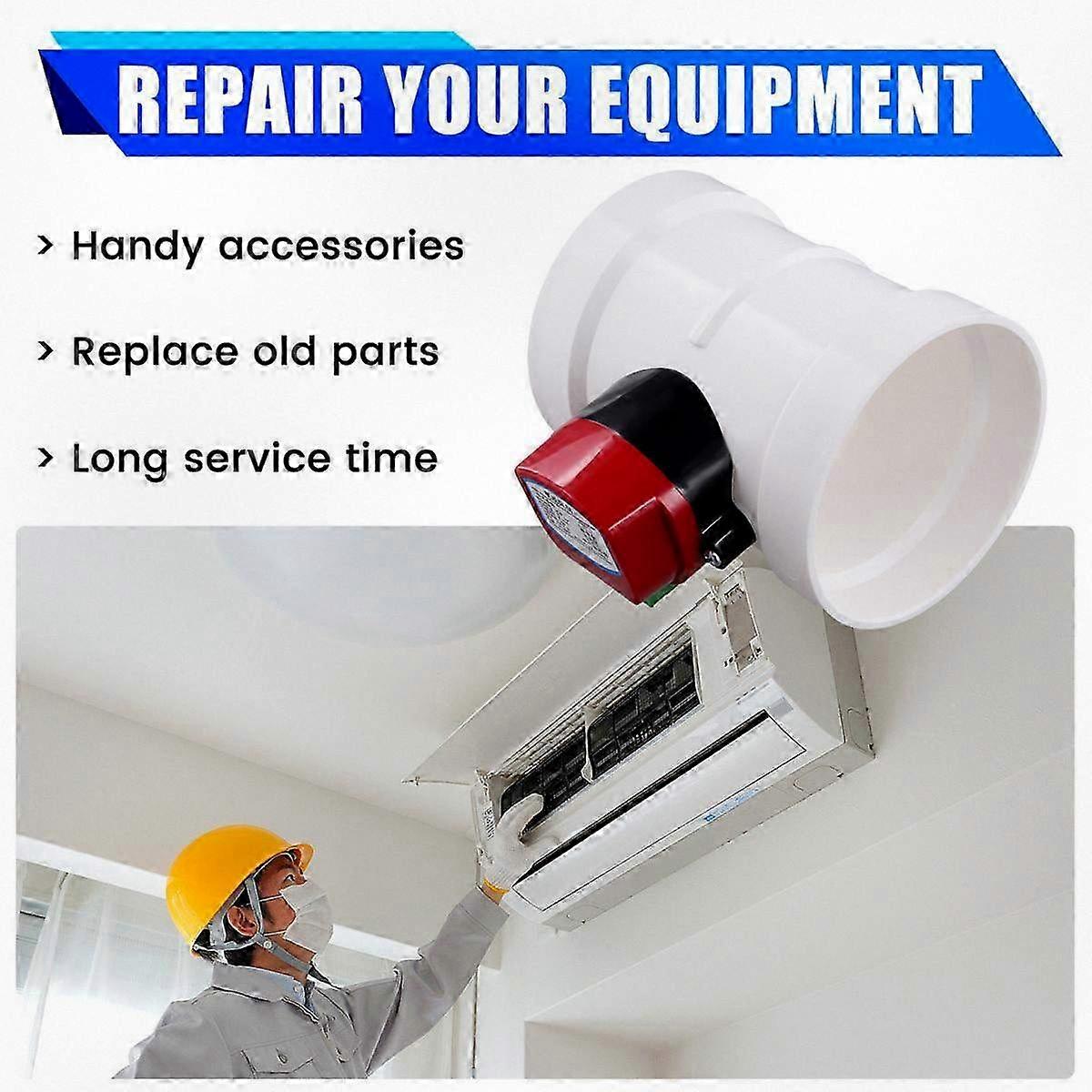 Electric PVC Airflow Control Valve for Ventilation Duct, 110mm, 220V ...