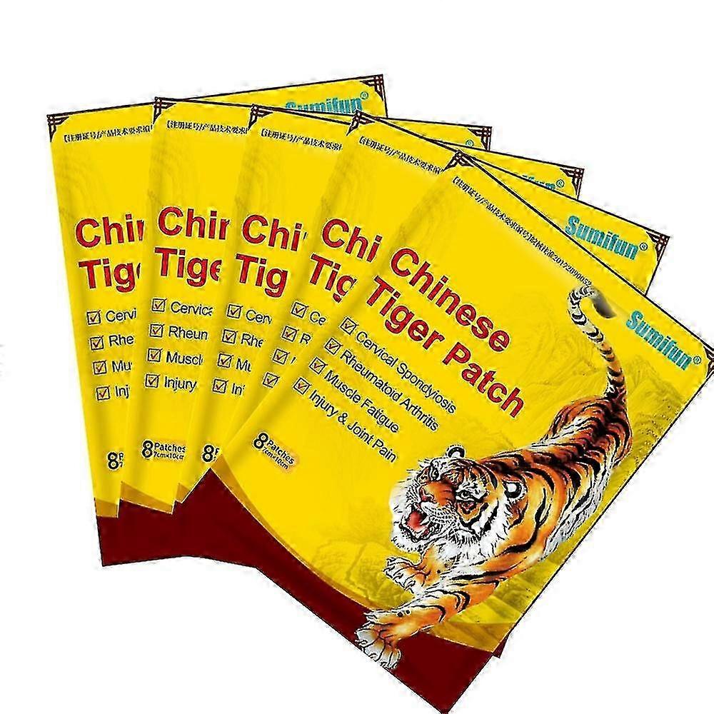New 40x Tiger Patch Chinese Medical Back Heat Pain-relief Plaster Pad ...