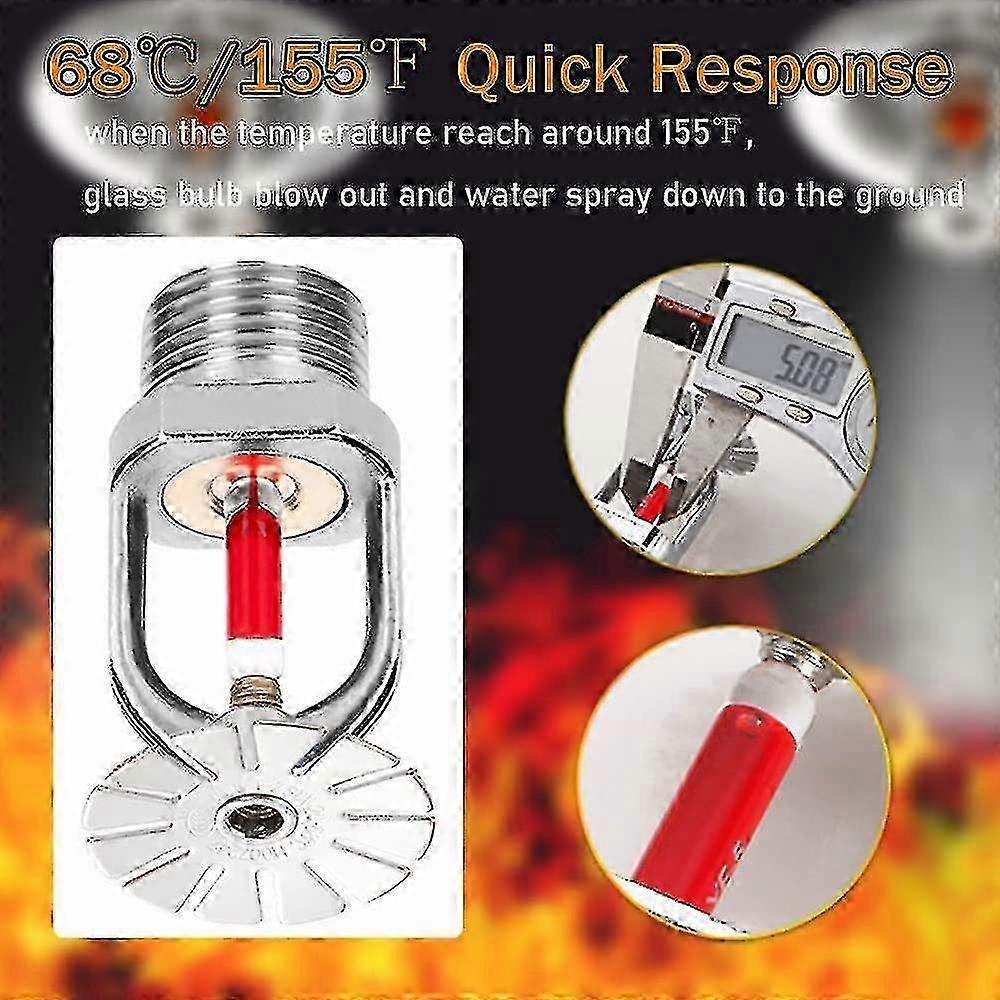 5pc Sprinkler 3/4 Inch Pendent Type 155 Down 68 Sprinkler 3/4" Npt For ...