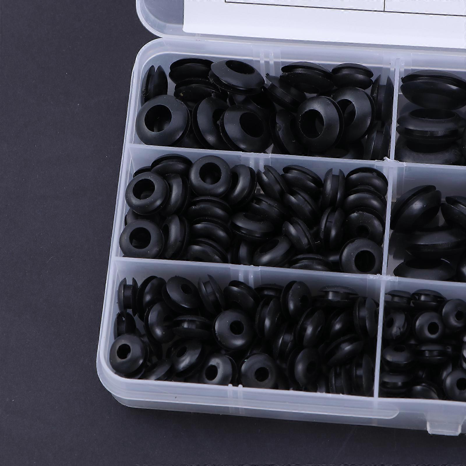 260pcs Essential Rubber Wire Bushing Set Rubber Wire Sleeve Assortment ...