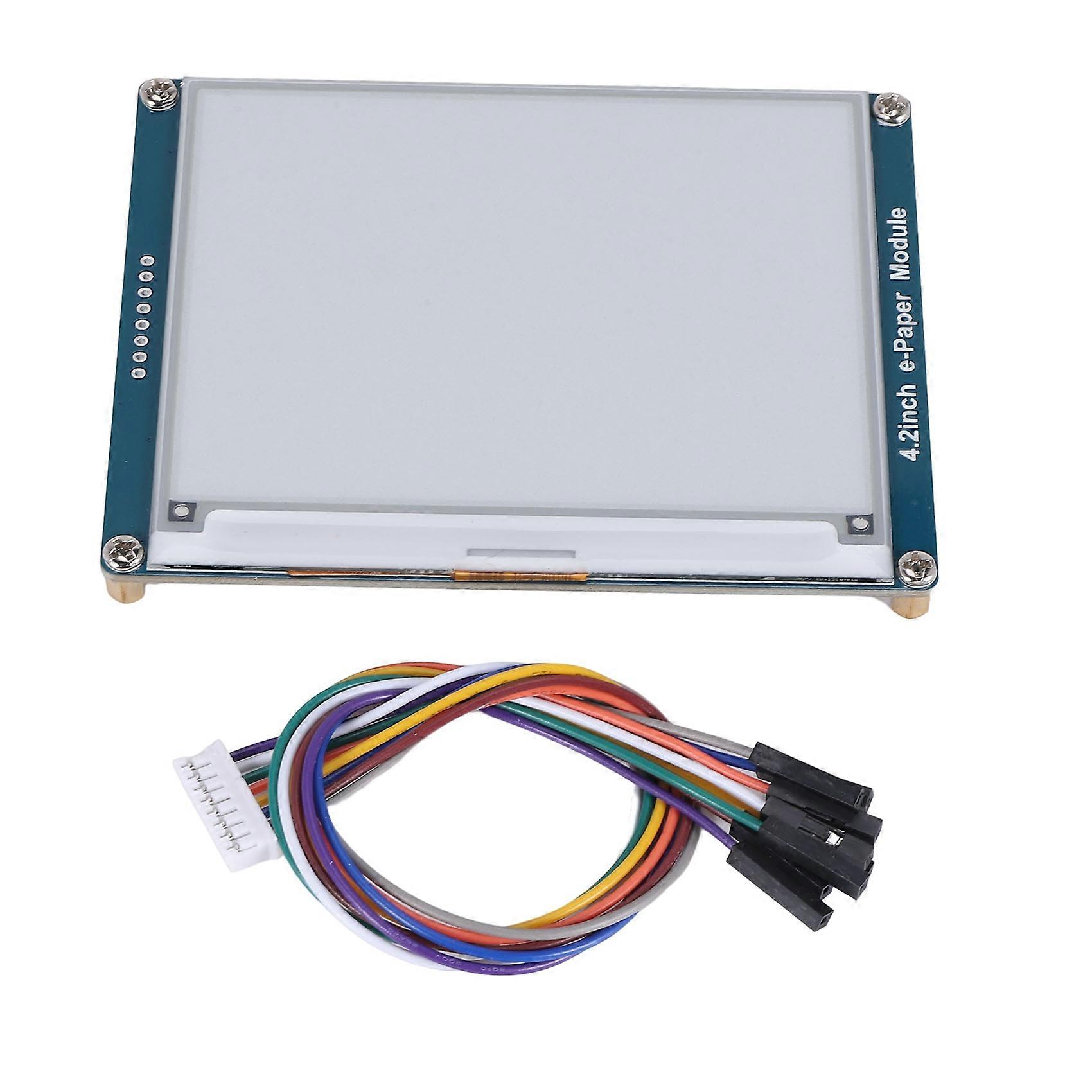 Waveshare 4.2 Inch E-Ink Display Module for Raspberry Pi 4 B E-Paper ...