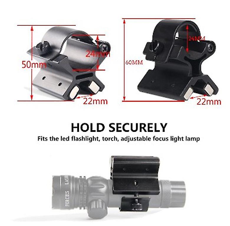 50mm Outdoor Tactical Strong Magnetic Iron Bracket Magnet Flashlight Clip Quick Release Bracket ...