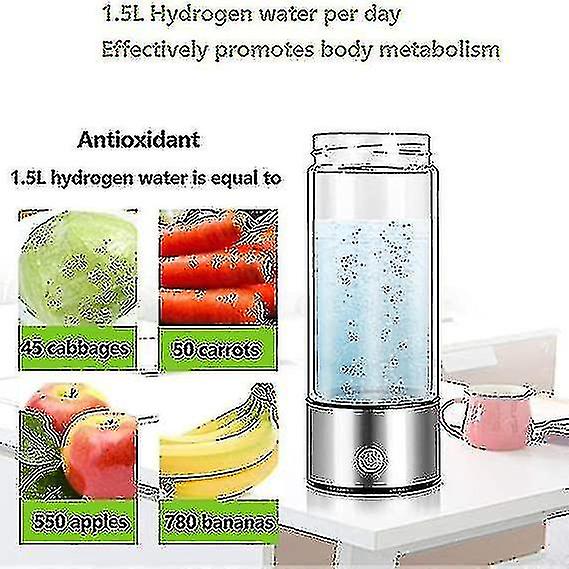 Hydrogen Generator Water Bottle, Real Molecular Hydrogen Rich Water ...