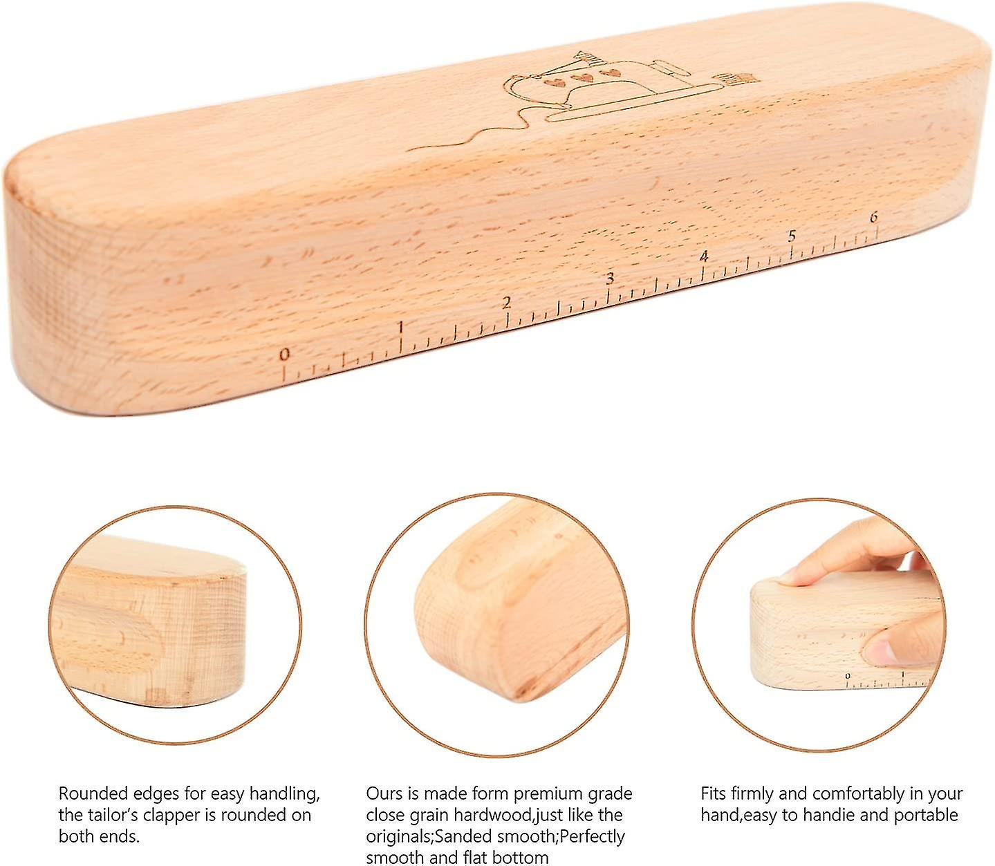 Botao Professional Tailor Clapper Bok träPressning och plattning ...