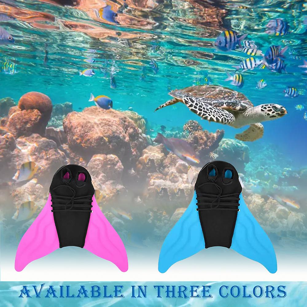 Swimming Flipper with Mermaids Tail Shaped Highly Flexible Diving ...
