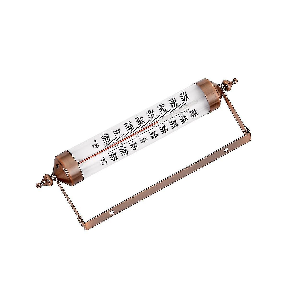 10 Inches New Premium Steel Indoor/outdoor Thermometer Wireless ...