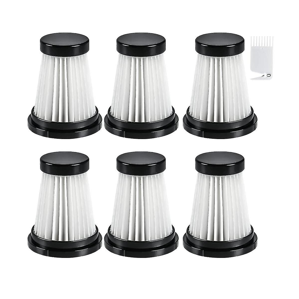 6 Hepa Filters For K12 / K12 Pro / K13 Vacuum Cleaner & Genius Invictus ...
