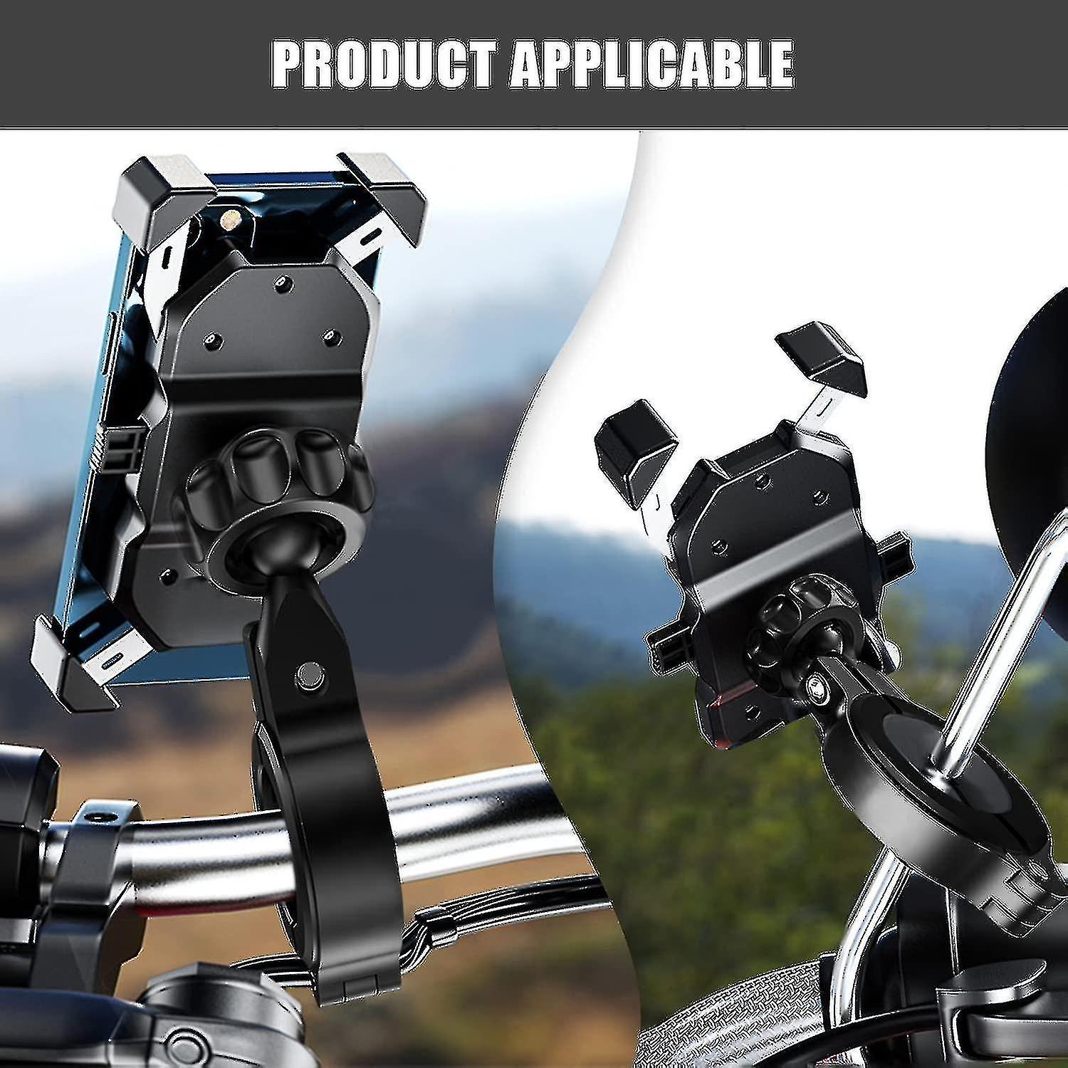 Ram Mount Motorcycle Ball Phone Holder Scooter For Ps Motorcycle Tomtom ...