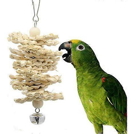 8 packs of bird toys, bird and parrot swing, bird cage toys - natural ...