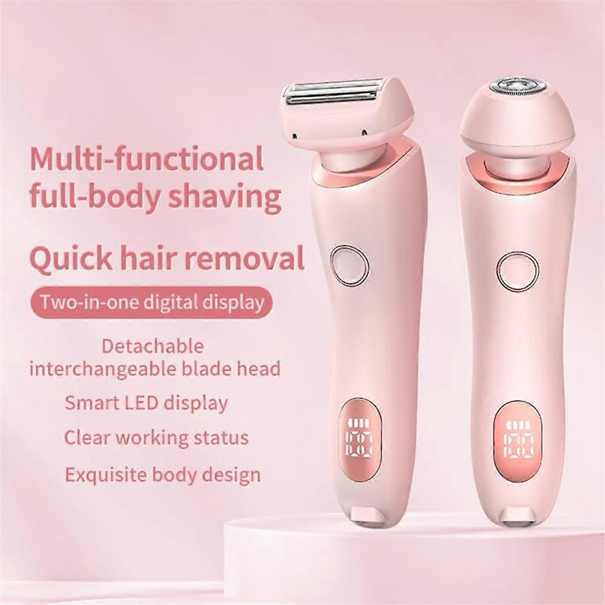 Epilator Painless Hair Removal Home 2 in 1 Electric Shaver Razors for ...