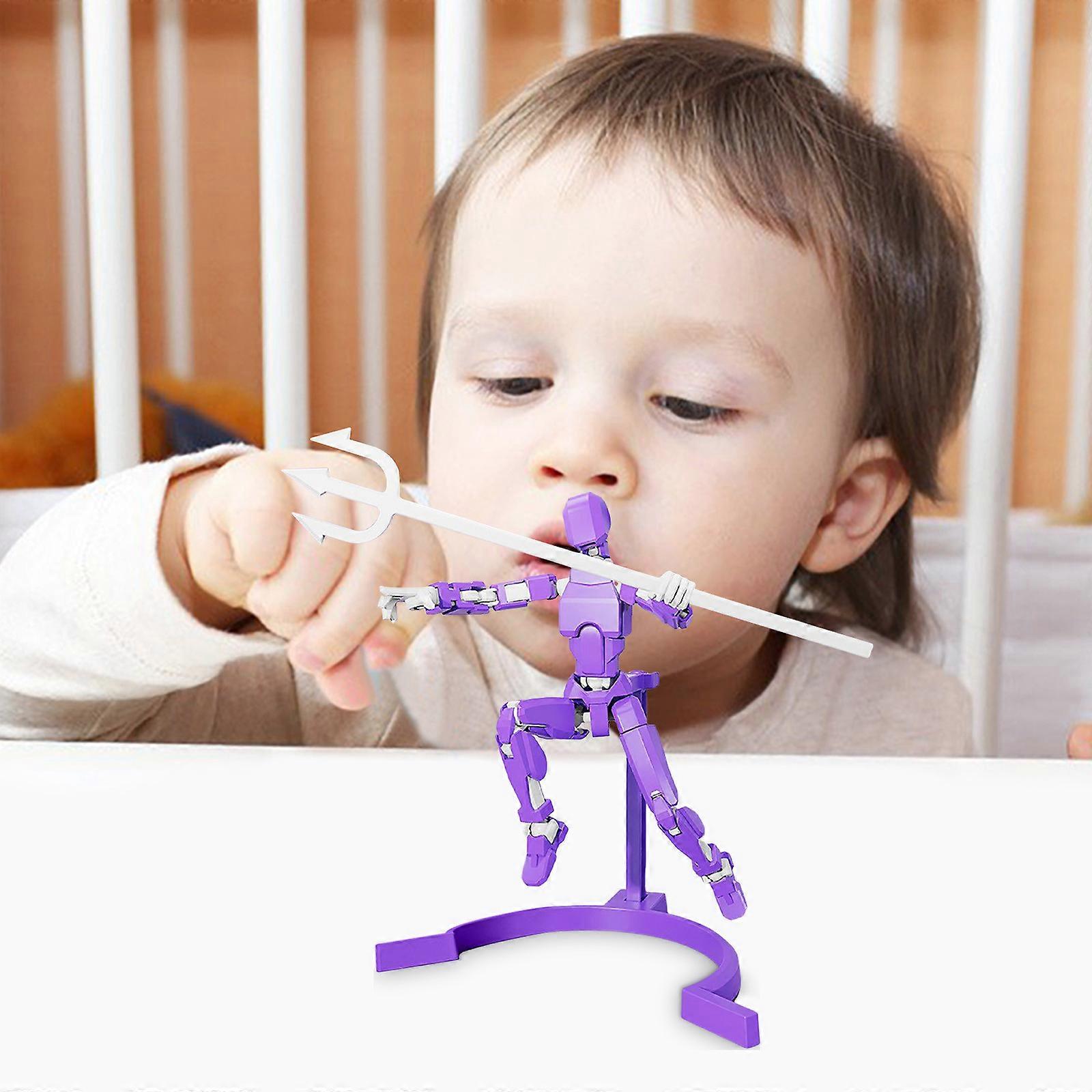 Toys Hundred Changes Magnetic Joints Movable DIY Assembling Dummy Model ...