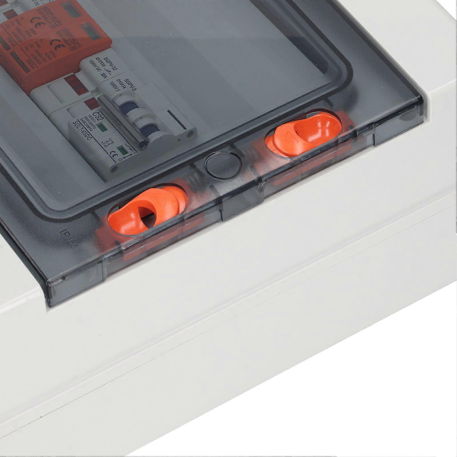 PV Combiner Box Solar 4 In 2 Out IP65 Waterproof 1000V 32A for Outdoor ...