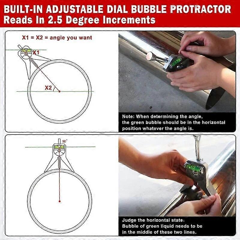 Safety Pipe Marker Centering Tool Use to Measure Pipes 05 and Up ...