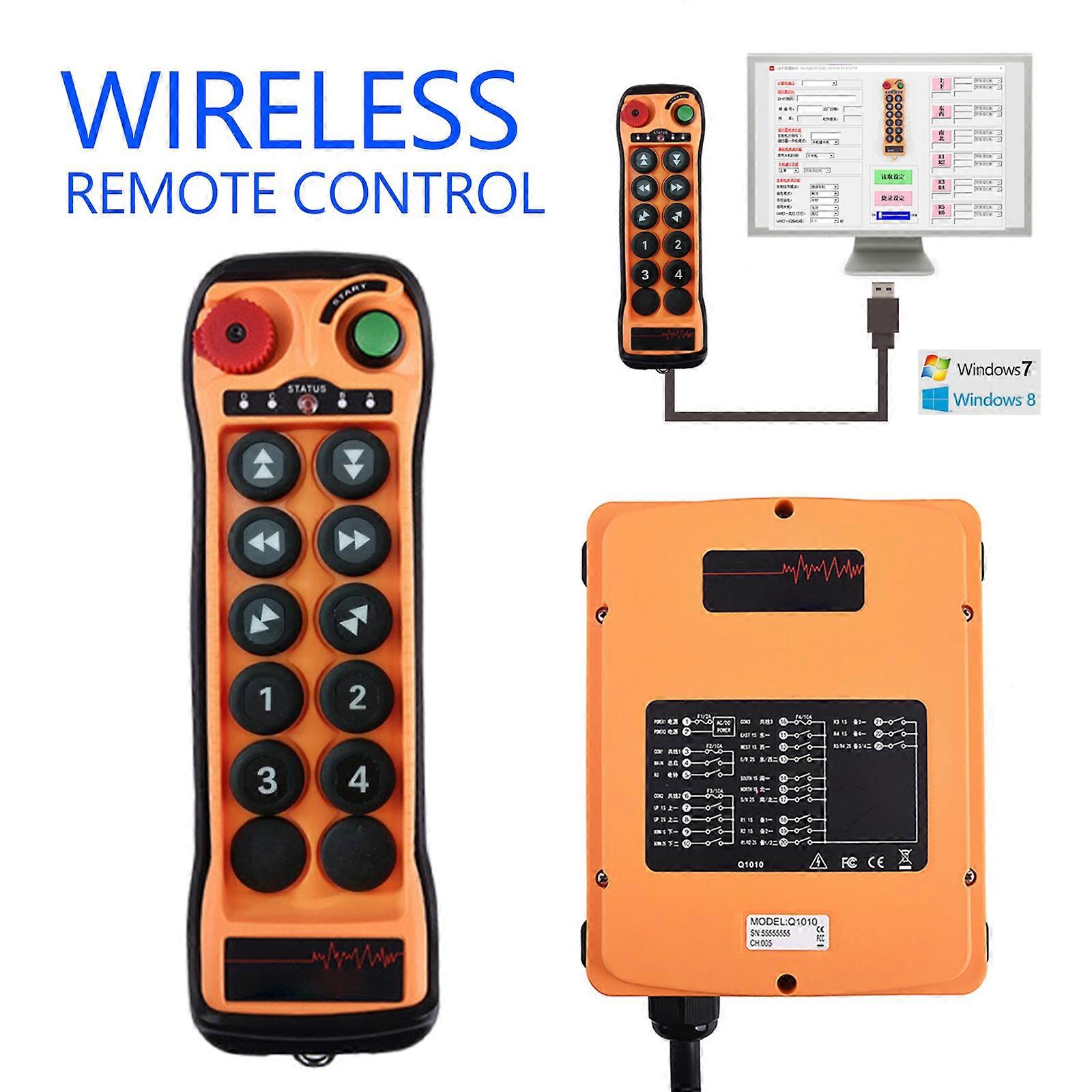 24V-480V Wireless Industrial Remote Control for Transmitter Receiver ...