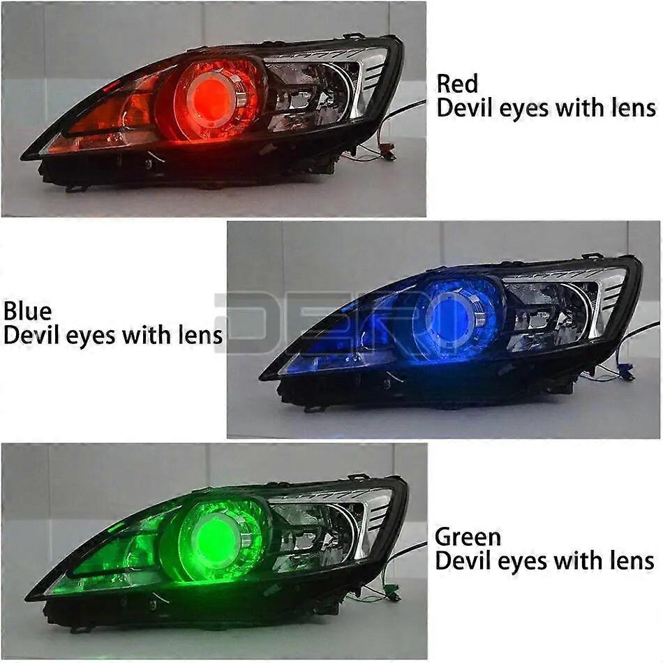 2Pcs Car LED Devil Eye DRL Demon Evil Eye Module Motorcycle Car ...
