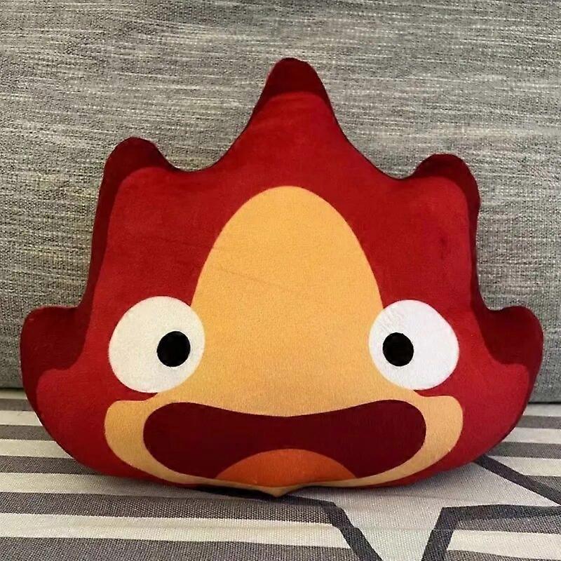 28cm Calcifer Fire Plush Toy Kawaii Moving Castle Plush Doll Soft ...