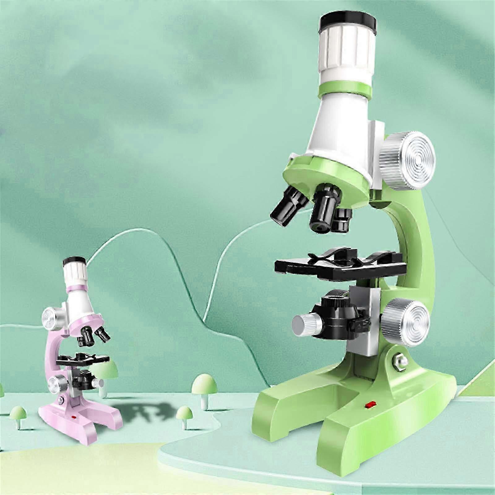 Kids Gift High-Definition 1200 Times Microscope Toy Children's ...