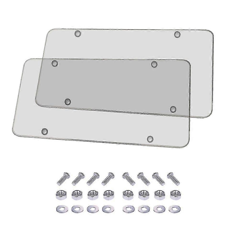 Clear Anti-speed Red Light Toll Camera Stopper License Frame Cover ...