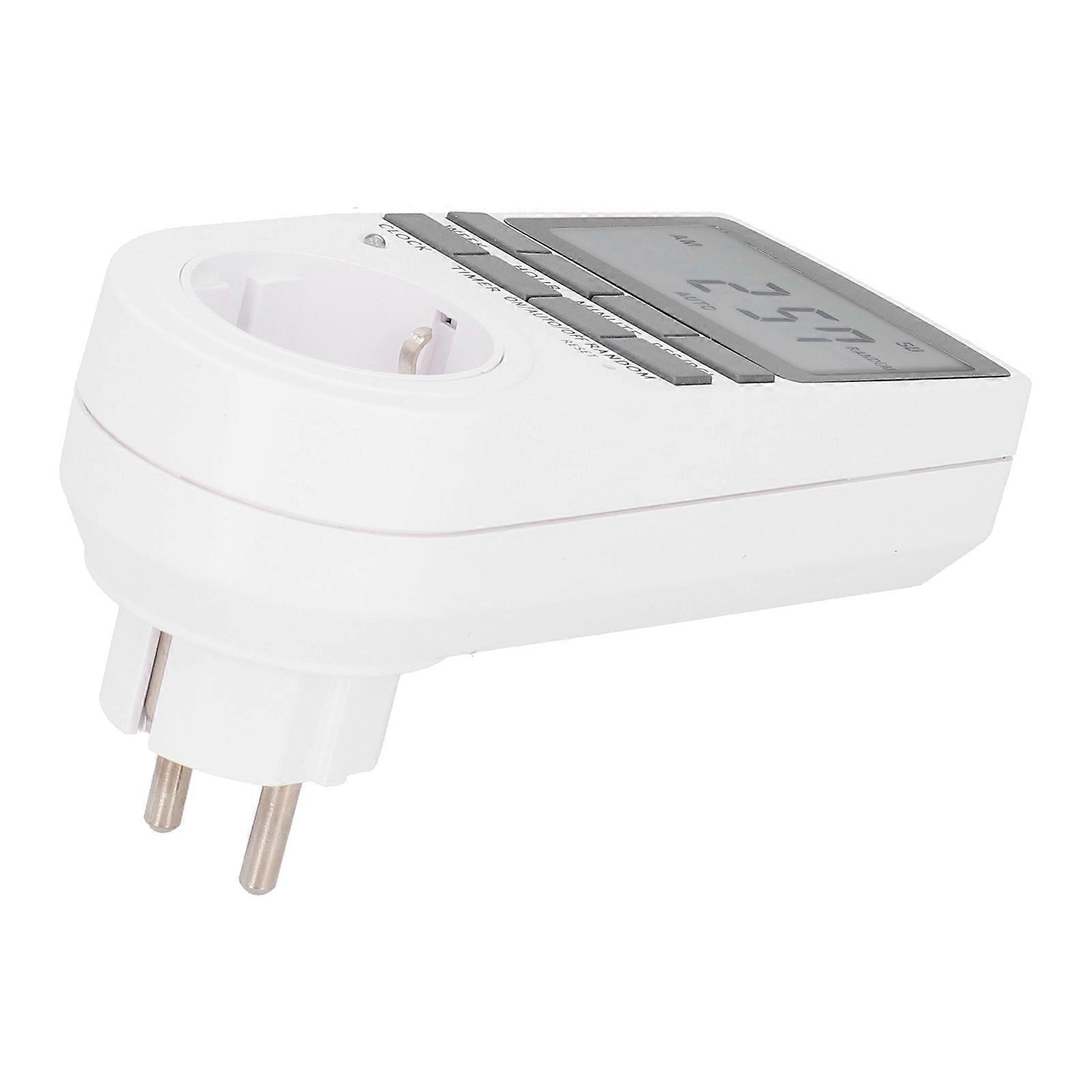 12 24 Hour Lcd Display Timing Socket Plug Timer Switch Socket For Kitchen Appliance 240v Fruugo Uk