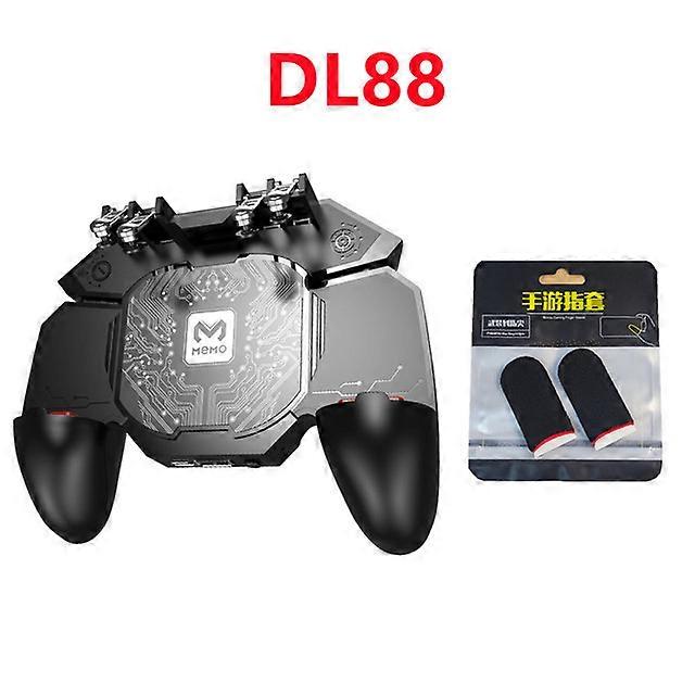 6Trigger Mobile Game Controller Metal Trigger Shooting Free Fire Gamepad Joystick L1R1 L2R2 ...