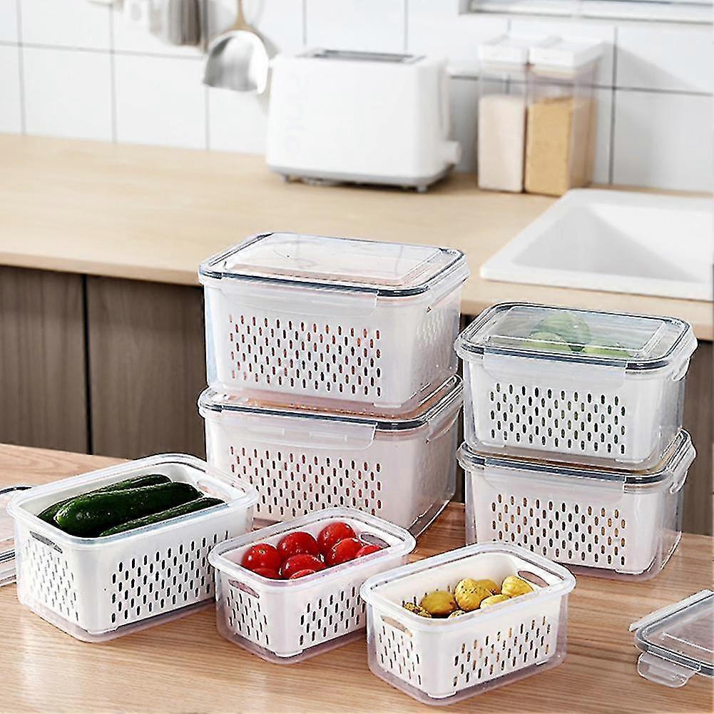 Refrigerator Storage Box Fridge Organizer Fresh Vegetable Fruit Boxes ...