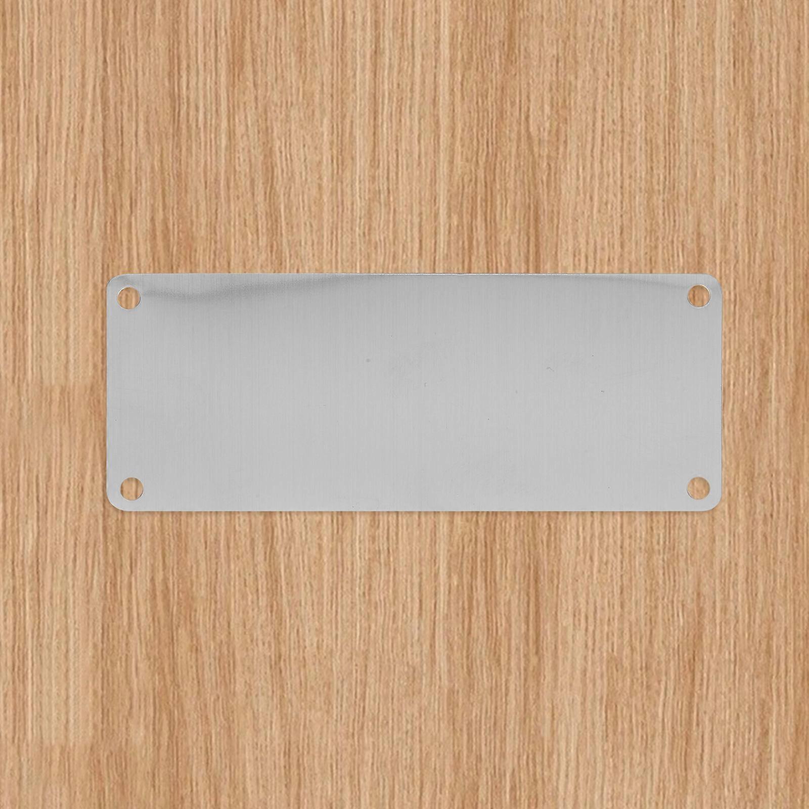 10pcs Name Signs DIY Engraving Blank Signs Multi-function Metal Sign ...