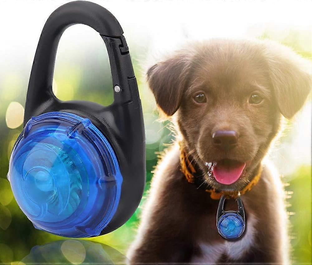 LED Pet Dog Luminous Night Walking Light Safety Pendant Dog Necklace ...