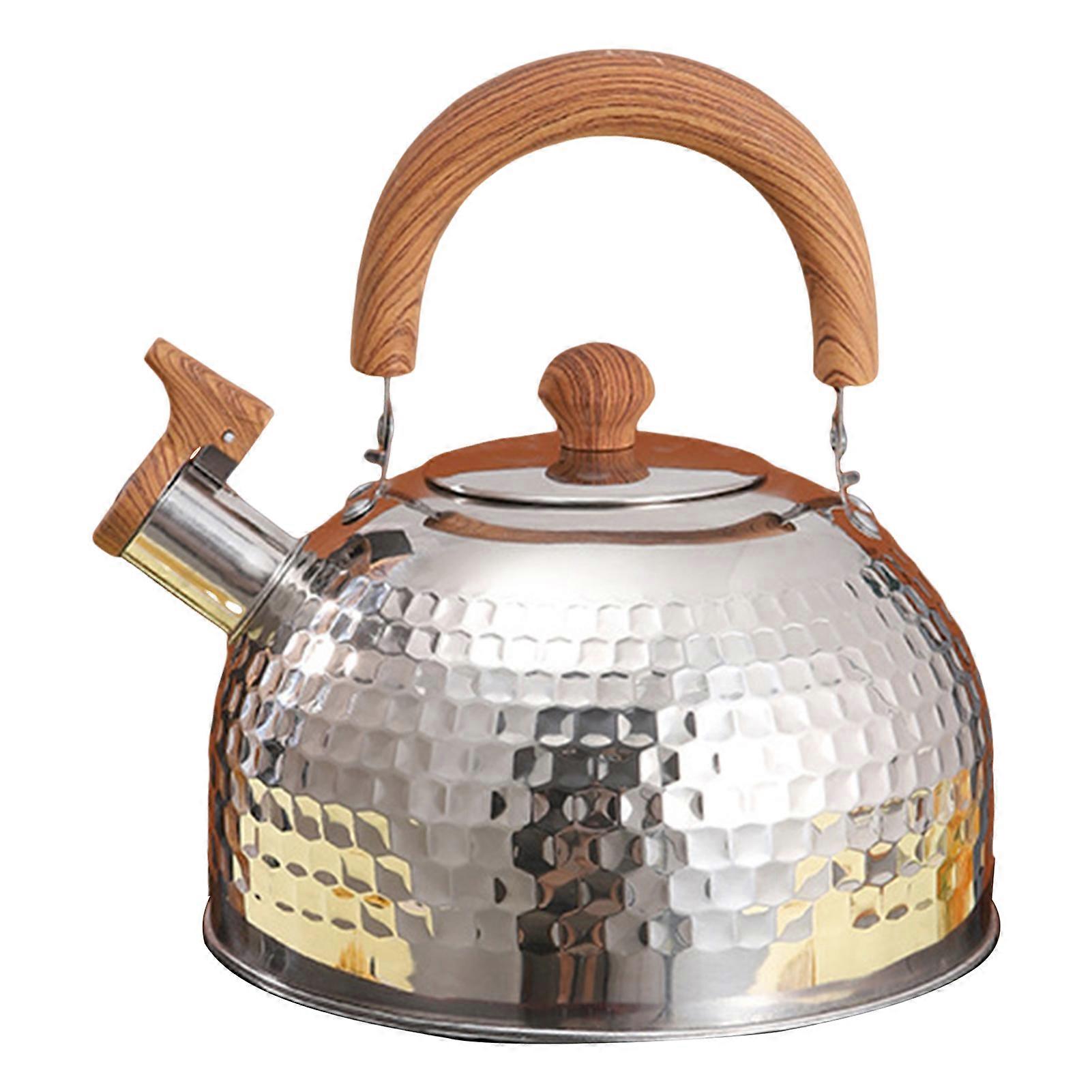 Whistling Tea Kettle 2L Stove Top Teakettle with Cool Touch Ergonomic ...