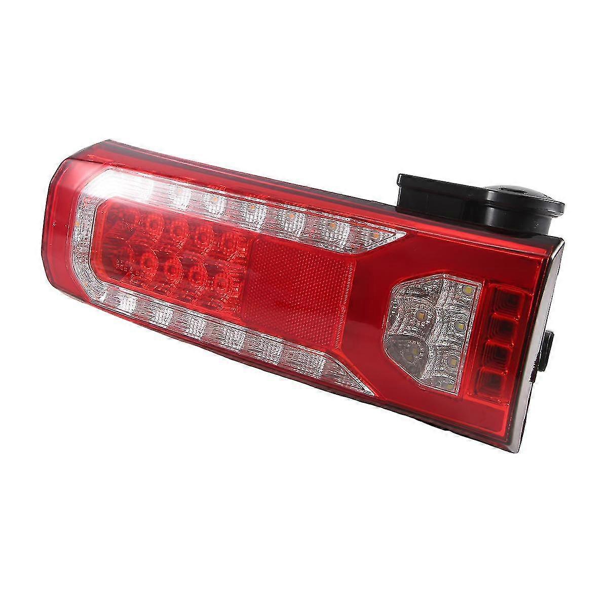 1 Pair of 24V Truck LED Tail Light Assembly Rear Brake Light for Actros ...