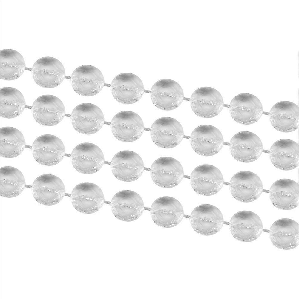 10m/roll 10mm Acrylic Crystal like String Beads Curtain Wedding ...